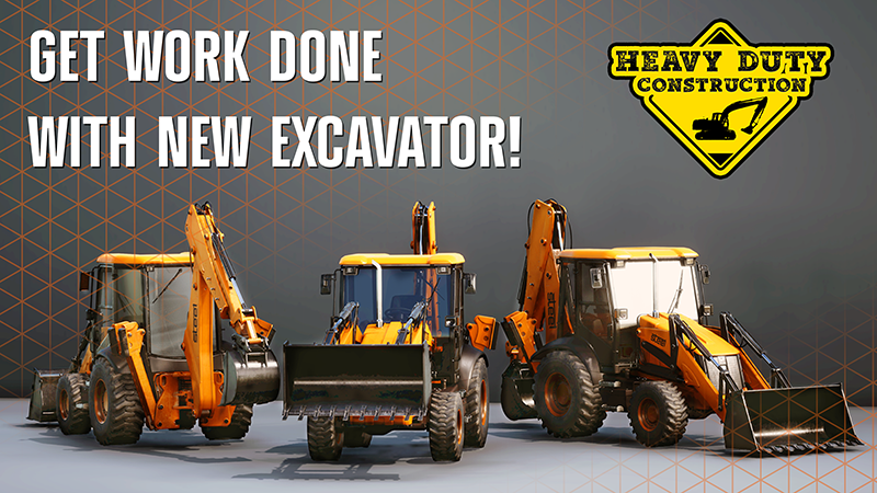 Steam :: Heavy Duty Construction :: Make way for the excavator!