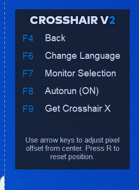 Crosshair V2 - Monitor selection, positioning controls, and auto-launch ...