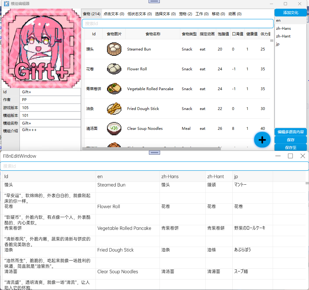 Stats Panel, PCat Animation and Mod Maker, etc Multiple updates and ...
