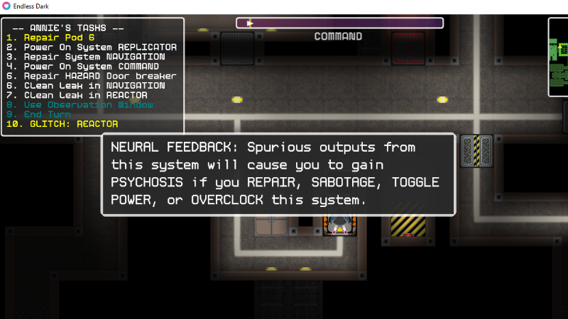 Steam :: Endless Dark :: Ship Glitches Get Stitches