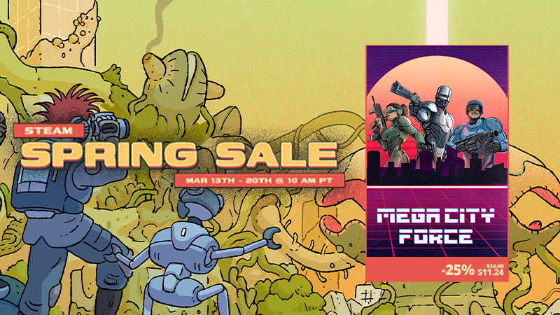 Mega City Force - Mega City Force – 25% OFF in the Steam Spring Sale! 🎮 - Steam News