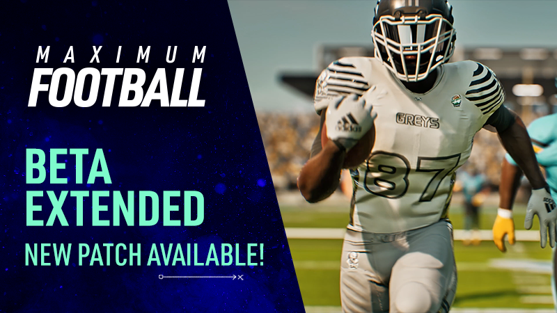 Maximum Football - We're Extending the Open Beta With Build Updates ...