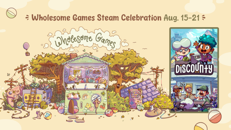 Discounty - Wholesome Games Steam Celebration - Steam News