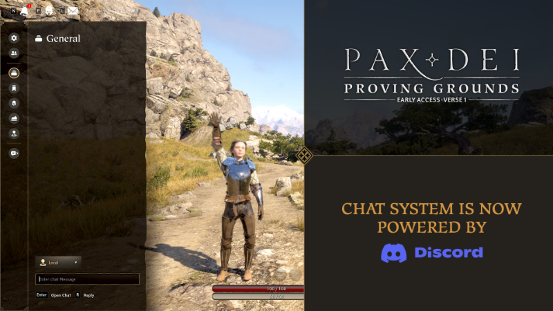 Pax Dei - Pax Dei’s chat system is now powered by Discord - Steam News