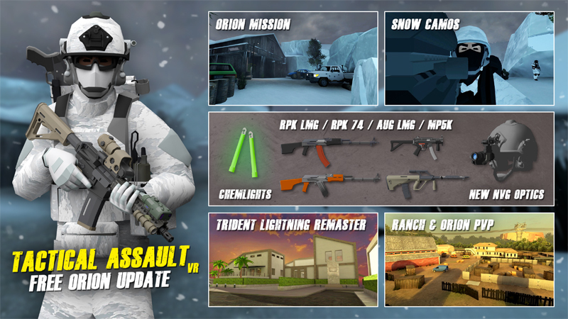 Tactical Assault VR - TACTICAL ASSAULT VR v0.9.1 ORION UPDATE - Steam News