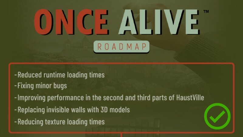Once Alive - Once Alive Road Map - Steam News
