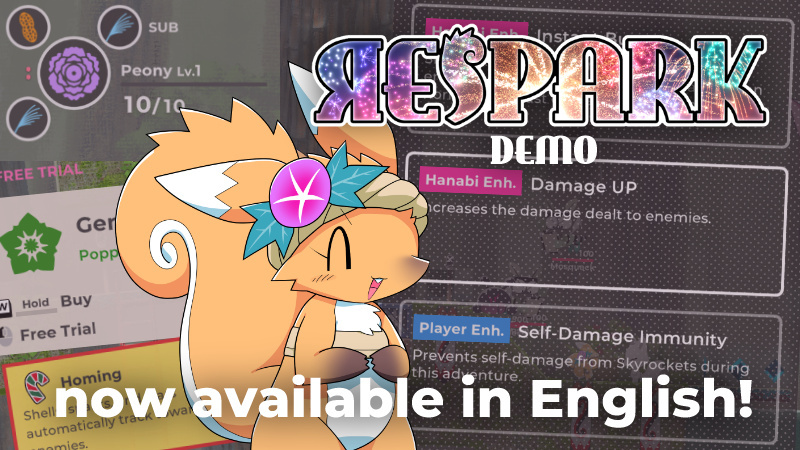Respark - Respark Demo is now available in English! - Steam News