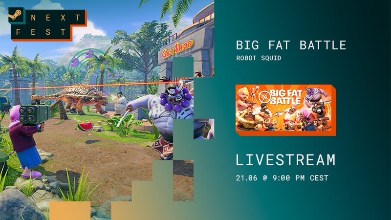 Big Fat Battle - BIG FAT BATTLE - Live stream on Wednesday! - Steam News