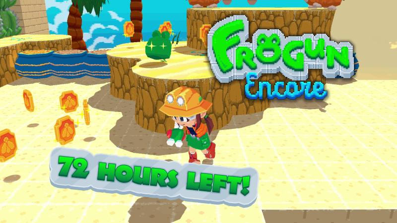 Frogun Encore - Frogun Encore releases in 72 hours! - Steam News