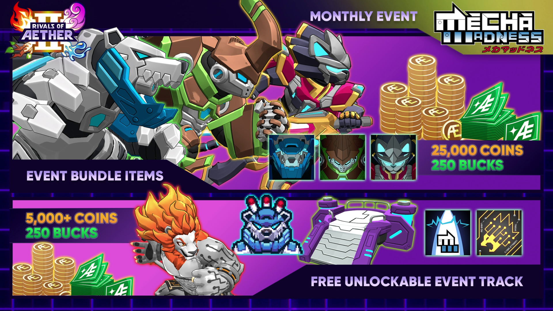 Patch 1.3.2 Notes & Mecha Madness Event LIVE · Rivals of Aether II ...