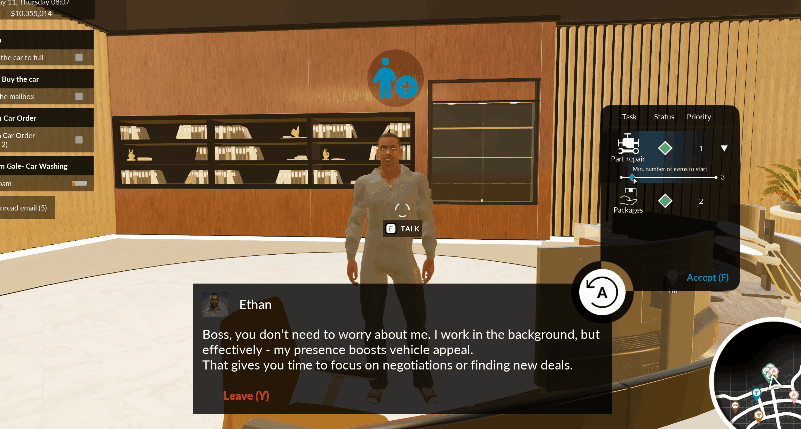 Receptionist Update · Car Dealer Simulator update for 19 November 2025 ...