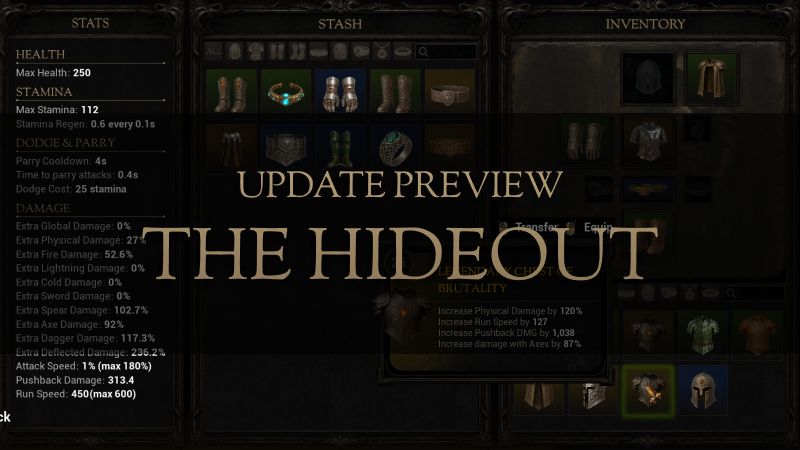 Darkblade Ascent - Update Preview: The Hideout - Steam News