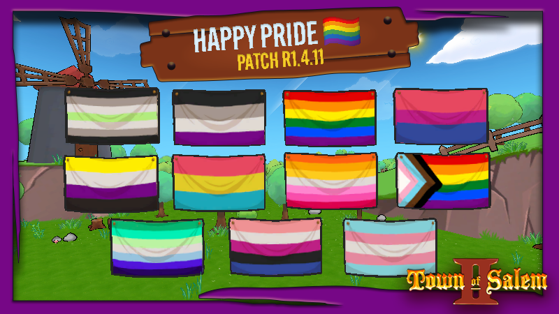Town of Salem 2 - ToS2 Patch R1.4.11 - HAPPY PRIDE 🏳️‍🌈📜🎉 - Steam News
