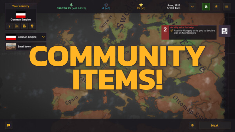 Warnament - Community Items Have Landed! - Steam News