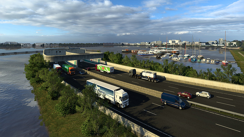 Euro Truck Simulator 2 - Project Benelux Rework: Water Bodies - Steam News