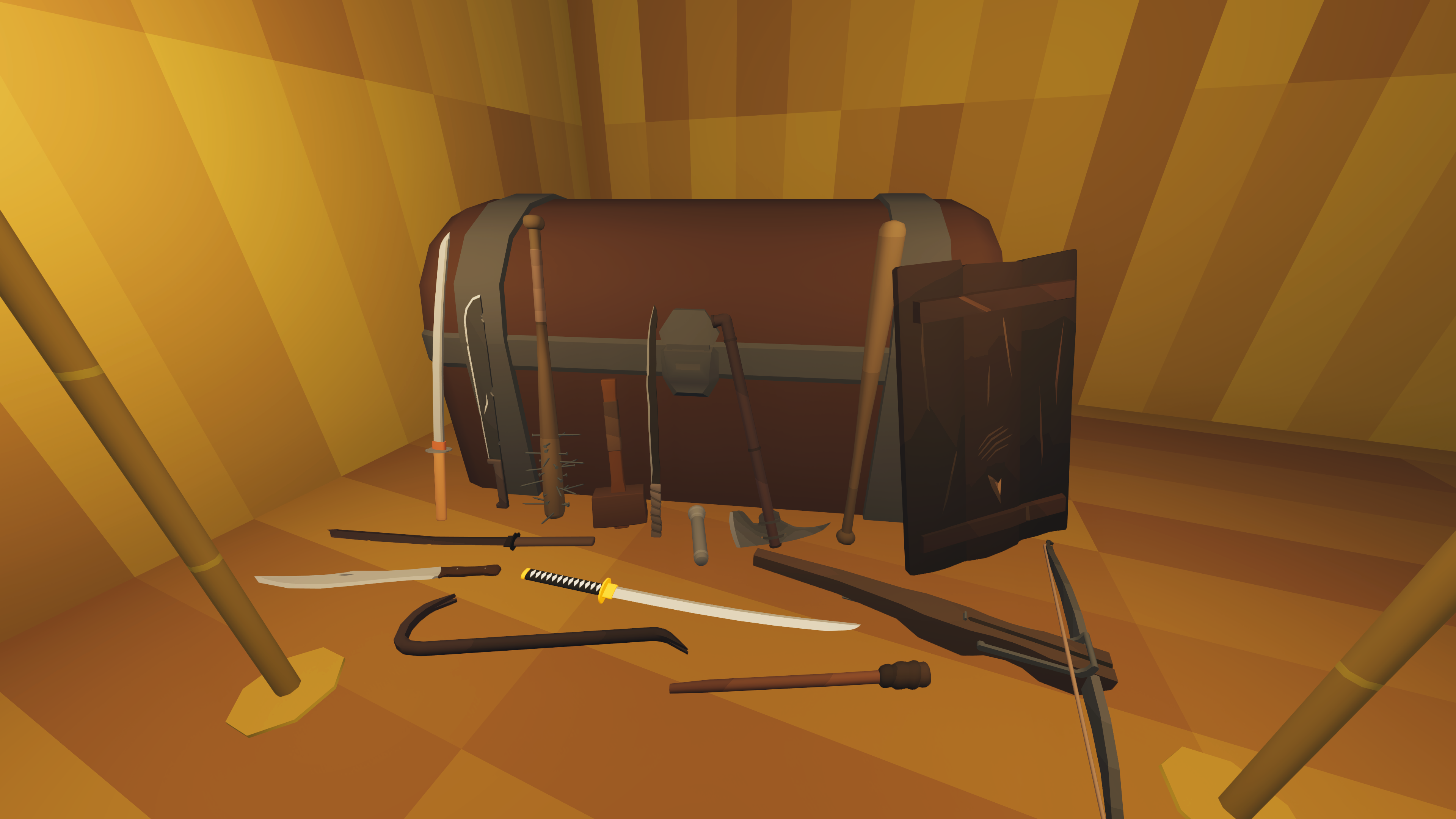 How to get weapons and tools: