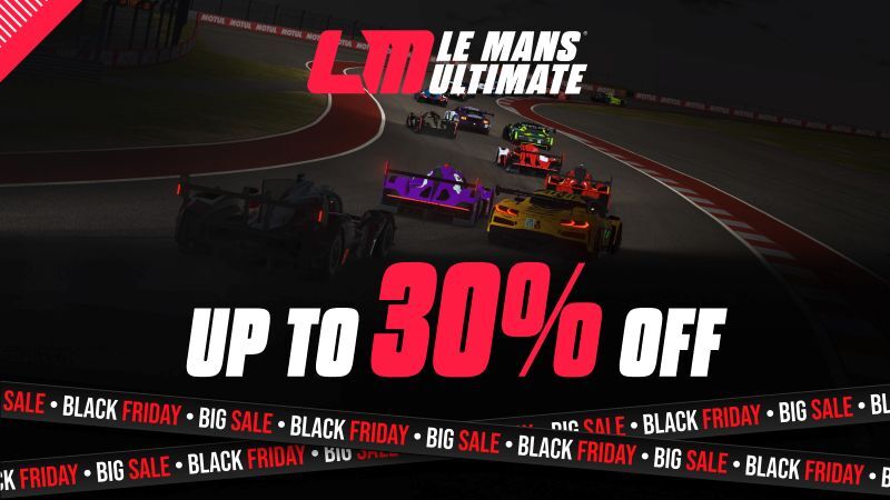 Le Mans Ultimate - Le Mans Ultimate Black Friday Sale! - Steam News