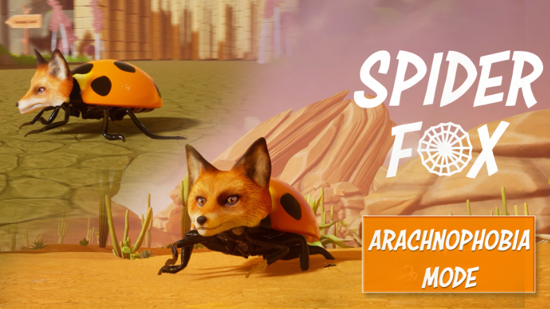 Steam :: Spider Fox :: Arachnophobia Mode and Steam Weeklong Deal Now Live!