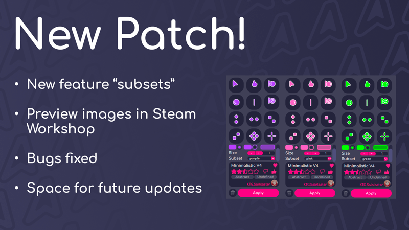 AniCursor - New patch! - Steam News
