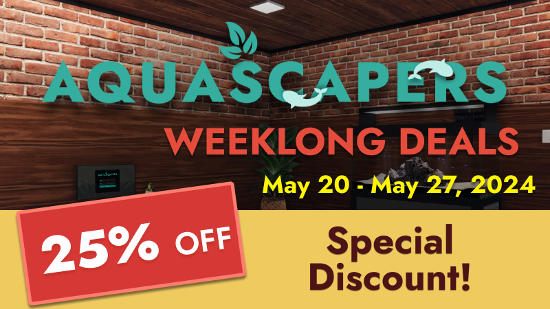 Aquascapers - Aquascapers: 25% Discount - May Weeklong Deals (May 20 ...