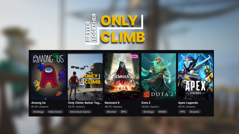 Only Climb: Better Together - Thank you so much! - Steam News
