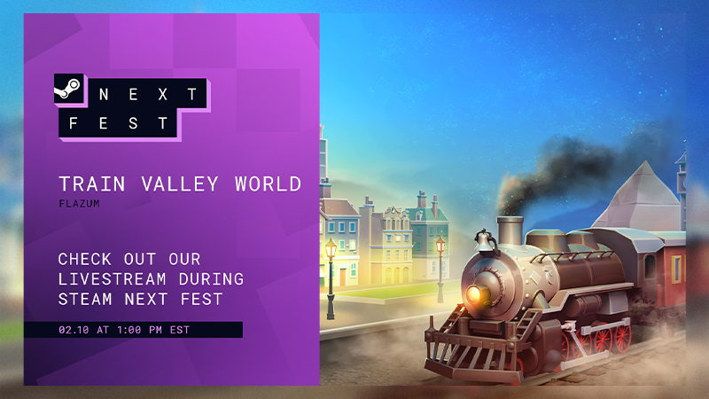 Train Valley World - TRAIN VALLEY WORLD - DEMO LIVESTREAM! 🚂 - Steam News