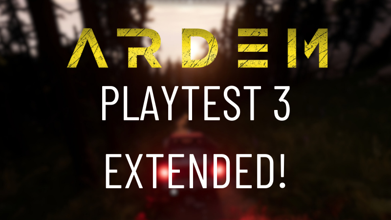 Ardem - We're Extending Playtest 3 Until November 24th! - Steam News