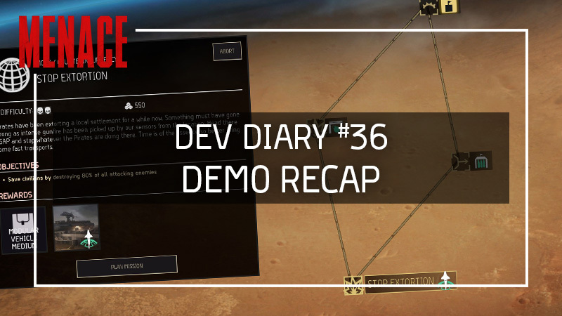 Steam :: MENACE :: Dev Diary #36: Demo Recap and Next Fest Update Plans