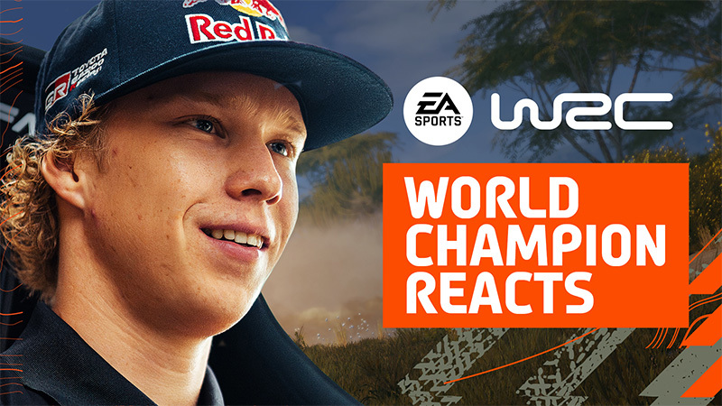 EA SPORTS™ WRC - WRC World Champion Kalle Rovanperä's reaction to the ...