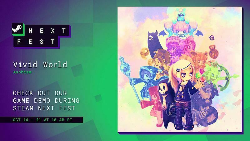 Vivid World - Broadcasting a live playthrough! - Steam News