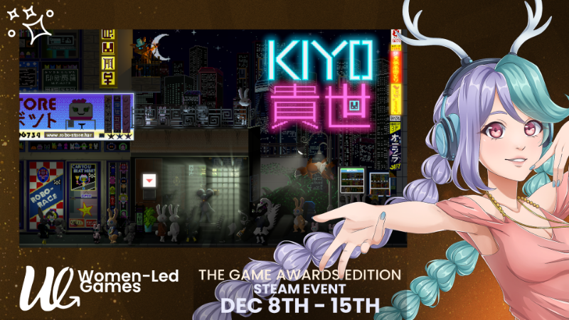 Steam :: KIYO - Bunny Tyranny :: Kiyo is part of the Women-Led Games Steam Event!