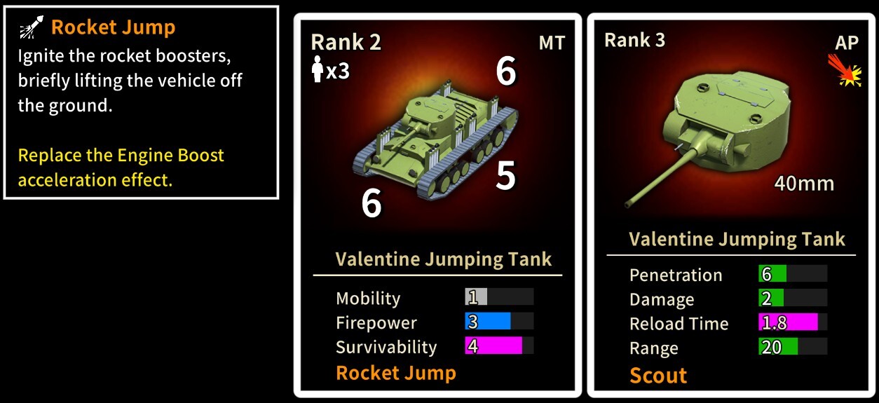 0.9.81b New vehicle "Valentine Gap Jumping Tank"! · Multi Turret ...