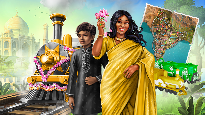Ticket to Ride® - The Adventure in India Begins! - Steam News