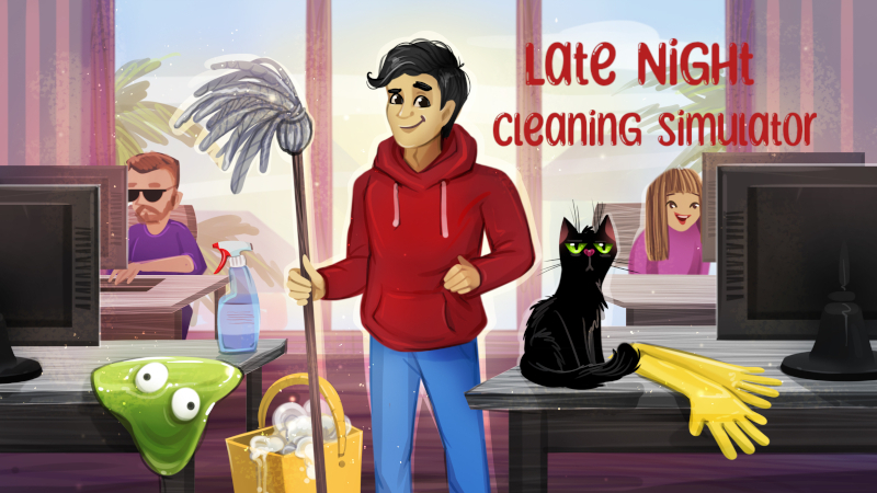 Late Night Cleaning Simulator - Released - Steam News