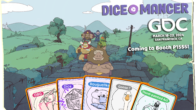 DICEOMANCER - Meet DICEOMANCER in GDC2024! - Steam News