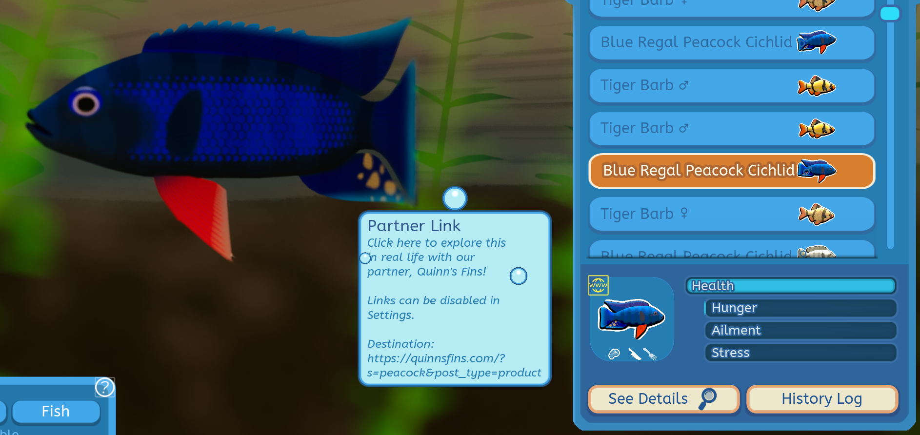We've partnered with Quinn's Fins! · Fish Game update for 10 October ...