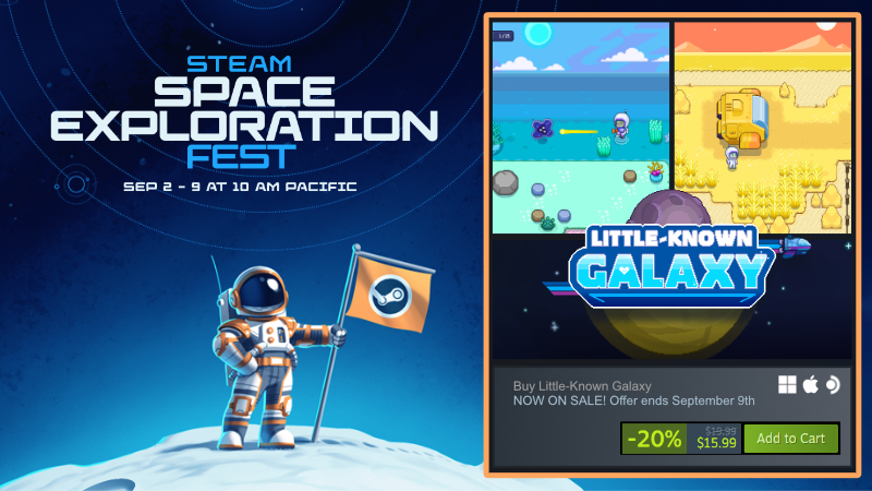 Little-Known Galaxy - Space Exploration Fest & Sale. - Steam News