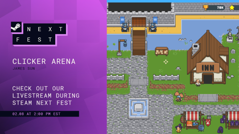 Clicker Arena - Check out the gameplay in our developer stream! - Steam ...