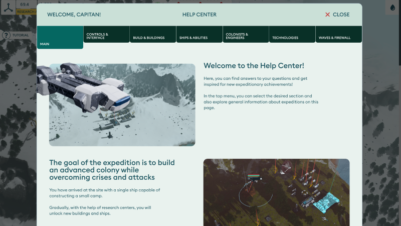 Oasis Mission: Colony Sim - 0.8.4 - Help Center (Tutorial) - Steam News