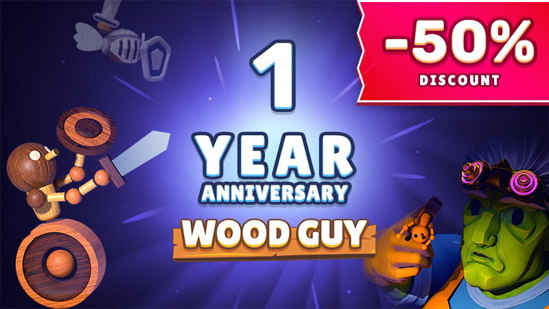 Wood Guy - Wood Guy - 1 Year Anniversary + 50% on Autumn Steam Sale ...