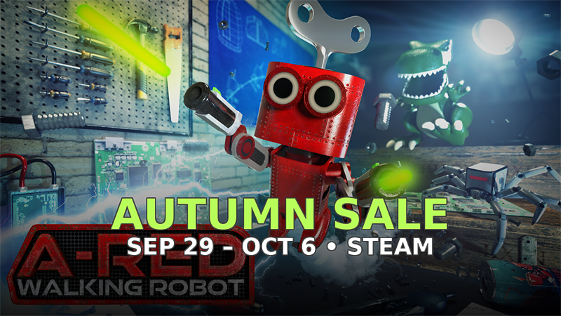 A-RED Walking Robot - A-RED Walking Robot joins the Steam Autumn Sale ...