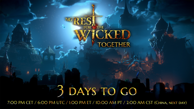 No Rest for the Wicked - 3 days to go for Co-op update - No Rest for ...