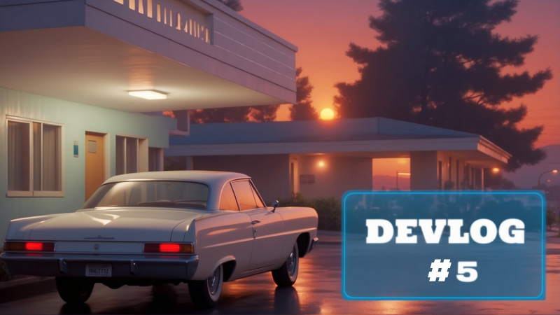 Sunset Motel - Devlog #5 - January - Steam News