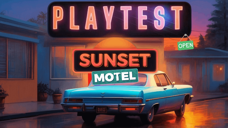 Sunset Motel - Sunset Motel Playtest Now Live ! - Steam News