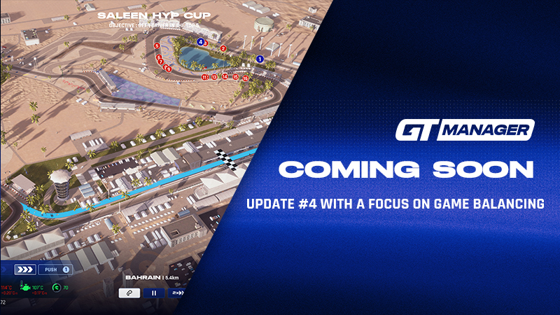 GT Manager - COMING SOON UPDATE #4 WITH A FOCUS ON GAME BALANCING ...