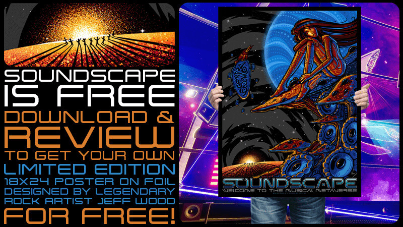 Steam :: Soundscape :: Limited Edition Foil Soundscape Poster