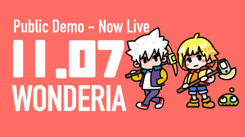 Wonderia - 🛰️ Wonderia Public Demo | Launches Nov 7, 2025! - Steam News