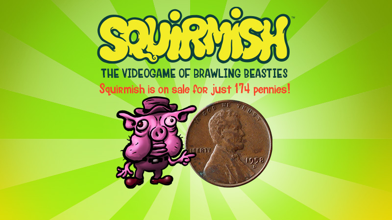 SQUIRMISH: The Videogame of Brawling Beasties - Squirmish is on sale ...