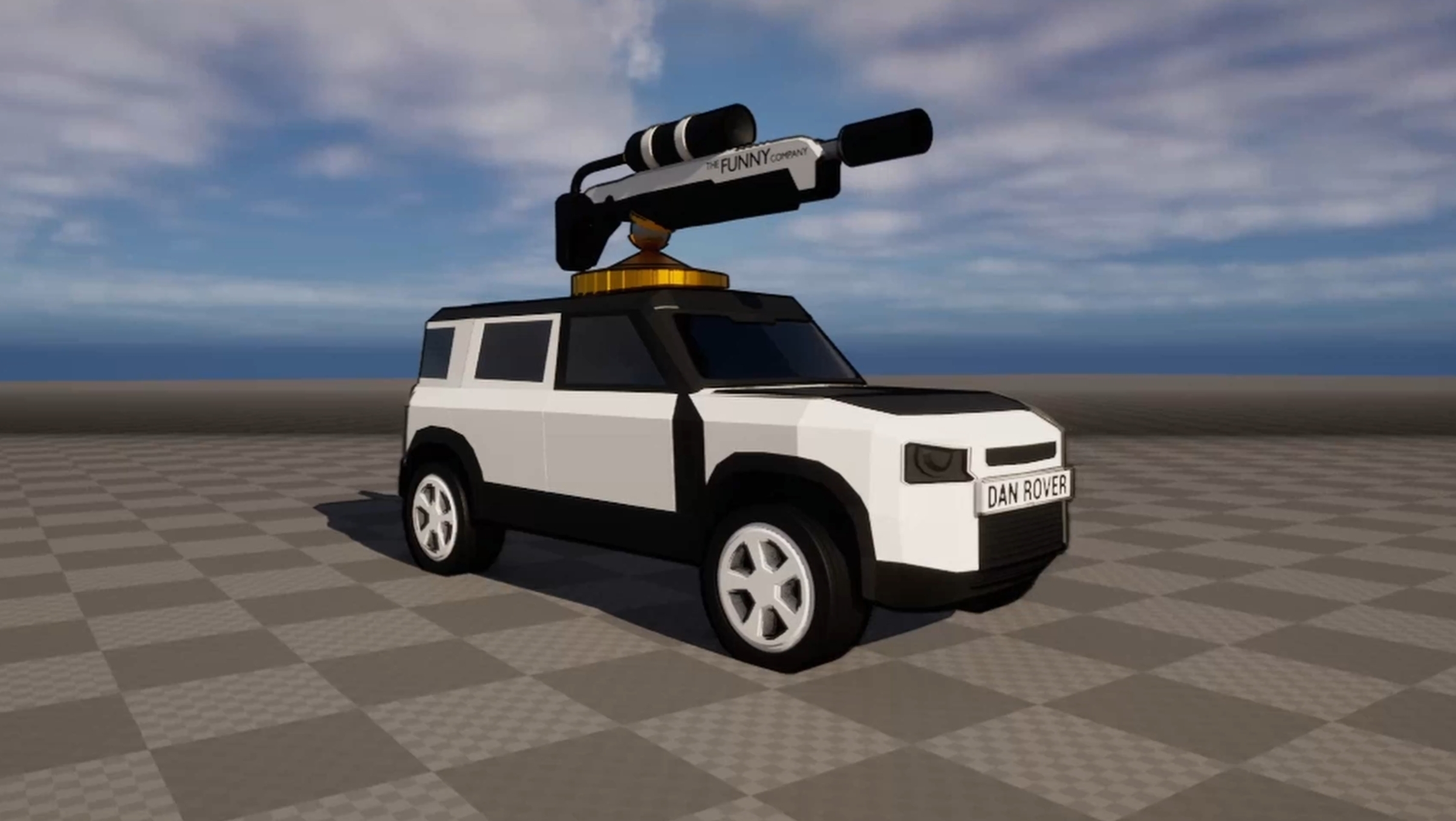 Meet Dan Rover, the next update will add this new car to the game that ...
