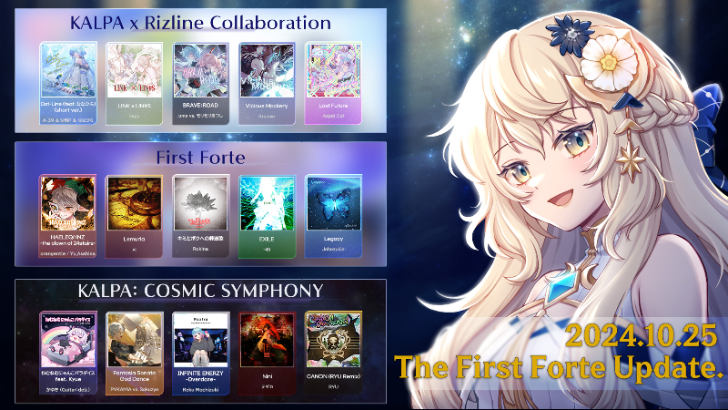 KALPA: Cosmic Symphony - Rizline Collaboration, First Forte DLC PACK ...